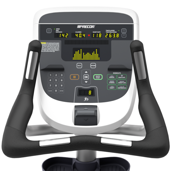 Precor UBK 835 Upright Bike – Athlete Fitness Equipment
